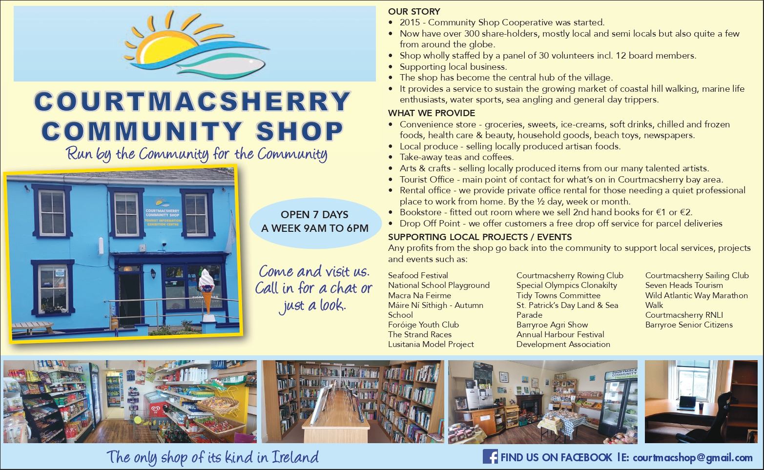 Courtmacsherry Community Shop - Courtmacsherry