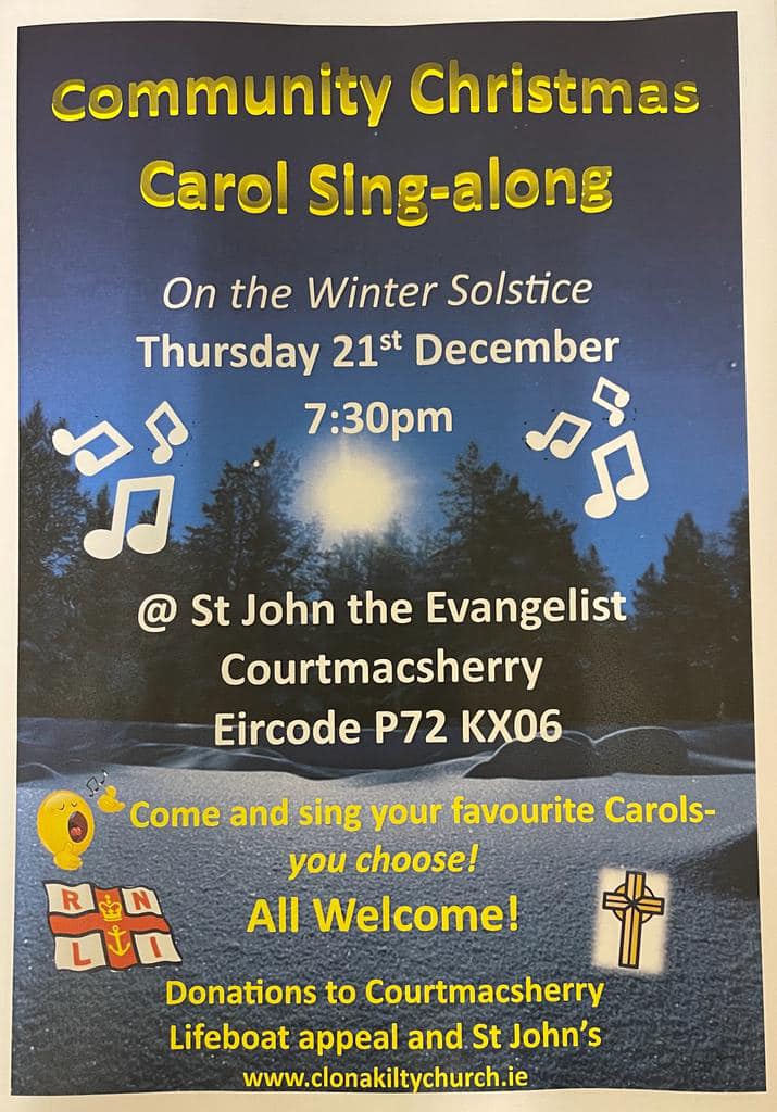 Community Christmas Carol Sing-Along - Courtmacsherry